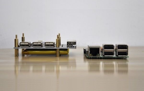 Raspberry Pi 3/4 Self Powered USB Hub