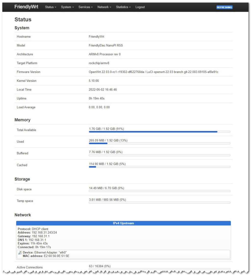 NanoPi R5S router review: Unboxing, OpenWrt, Benchmarking