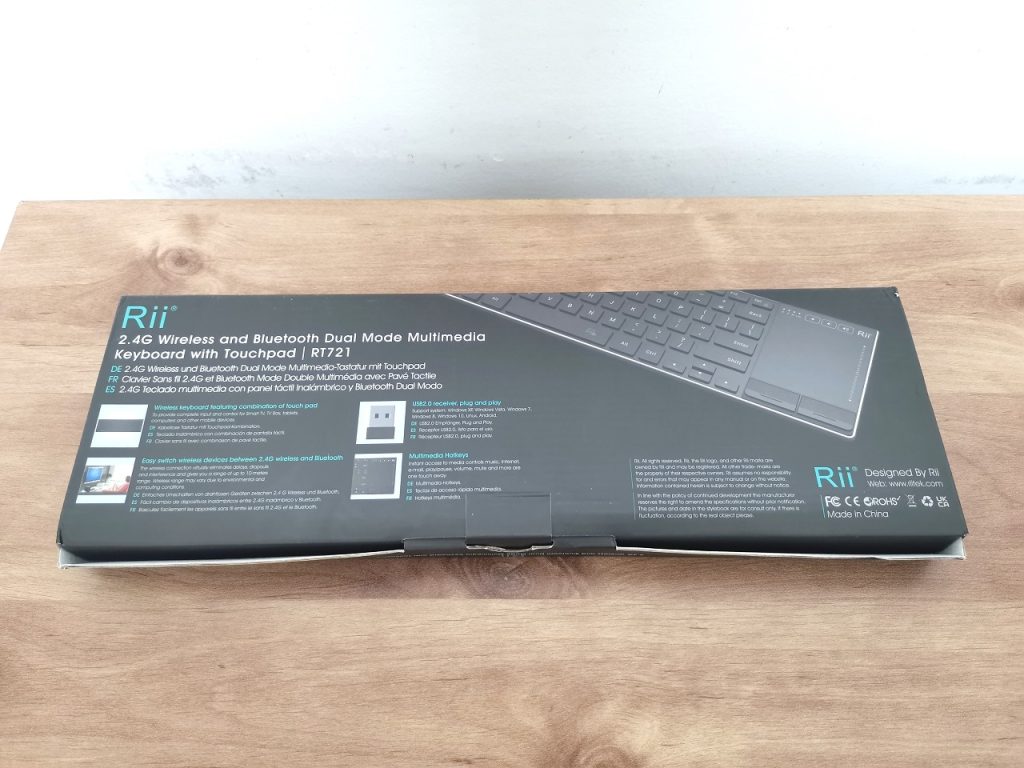 Rii K22: Top Affordable Wireless Touch Keyboard