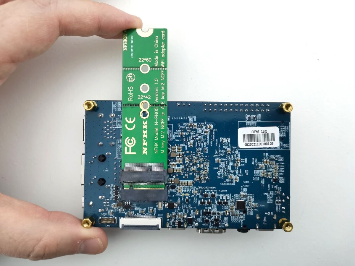 Orange Pi 5 gets a new Wi-Fi 6 BT Combo Module Card