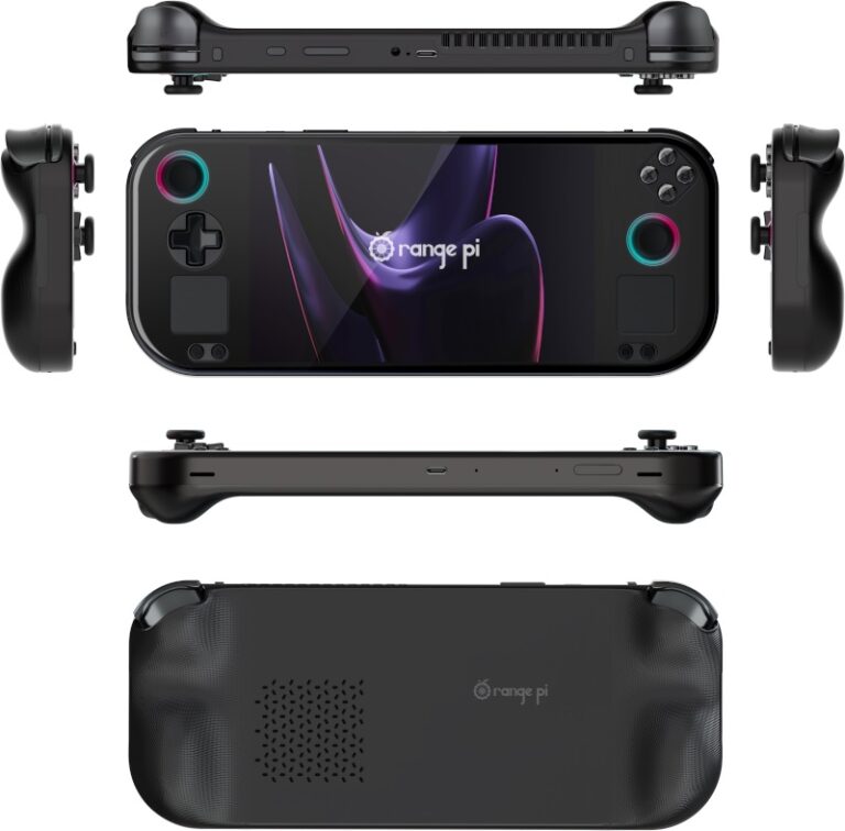Orange Pi Neo Linux Gaming handheld console powered by AMD Ryzen / Rockchip