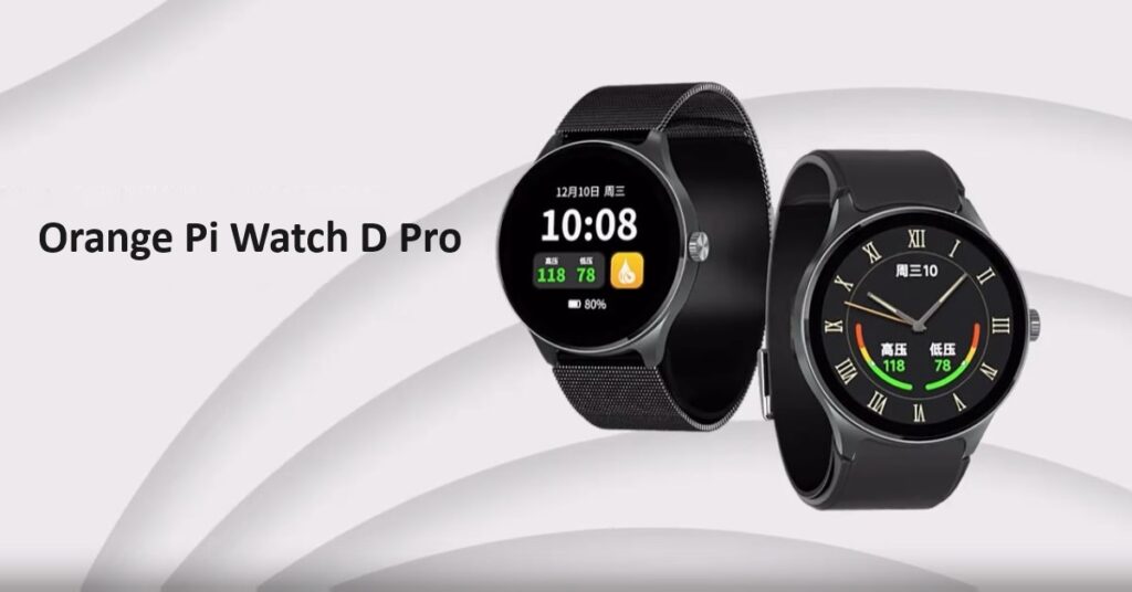 Orange Pi Watch D Pro released with noninvasive glucose level monitoring