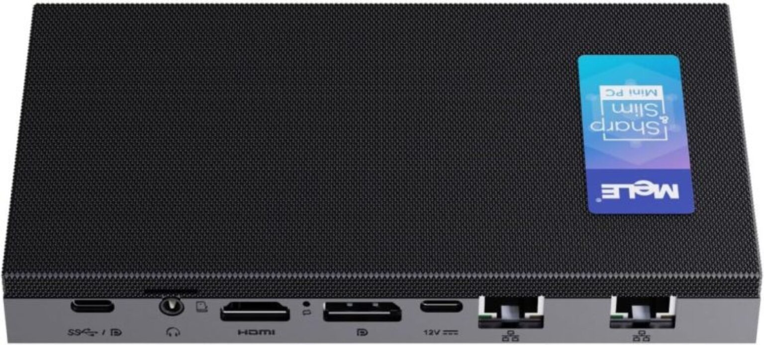 MeLE Quieter DL, Fanless mini–PC Powered by Intel features 2x2.5G GbE