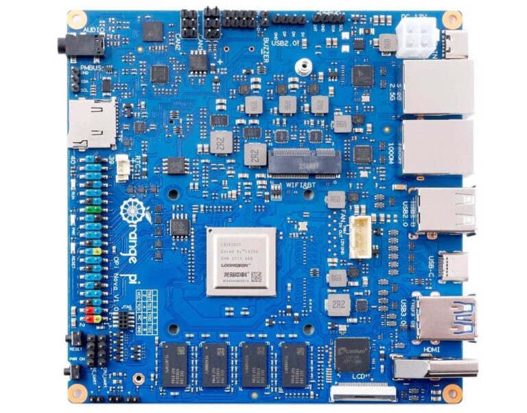 Orange Pi Nova: 8-core Loongson 2K3000 SBC unveiled in China